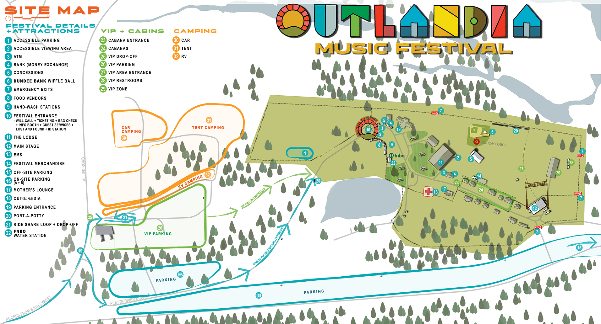 Festival Map | Outlandia Music Festival